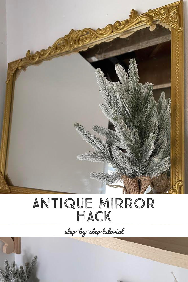 How to Make Any Mirror Look Antique – Antique Mirror Hack ...